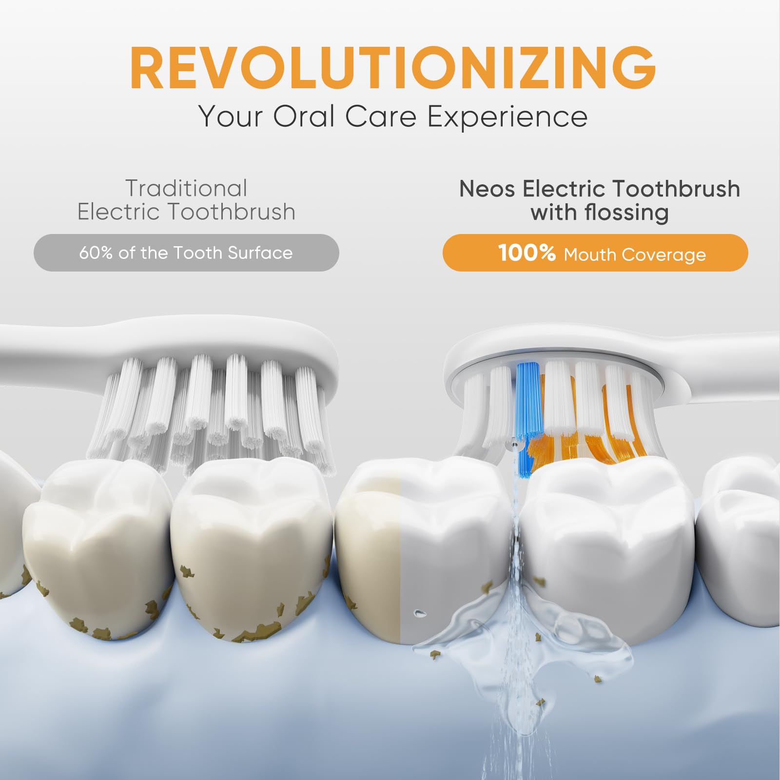 Snapklik.com : SOOCAS Flossing Electric Toothbrush For Adults, Sonic ...