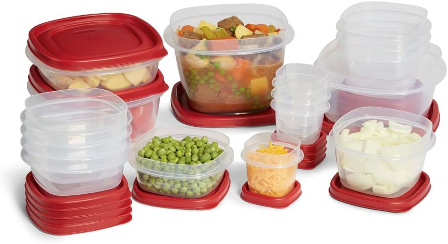 Amazon.com: Rubbermaid Easy Find Lid 34-Piece Food Storage Container ...