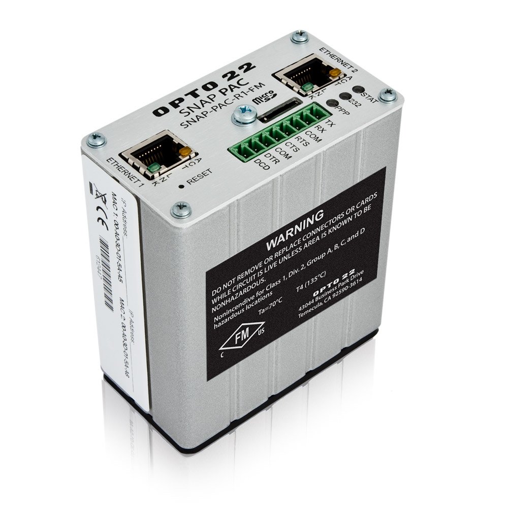Opto 22 SNAP-PAC-R1-FM - SNAP PAC R-series Rack-mounted Programmable ...