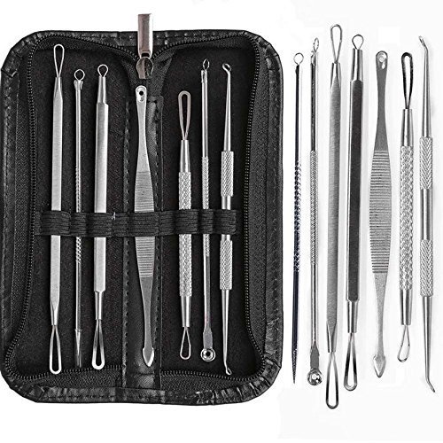 Amazon.com: Face Care Stainless Steel Skin Remover Kit Blackhead ...