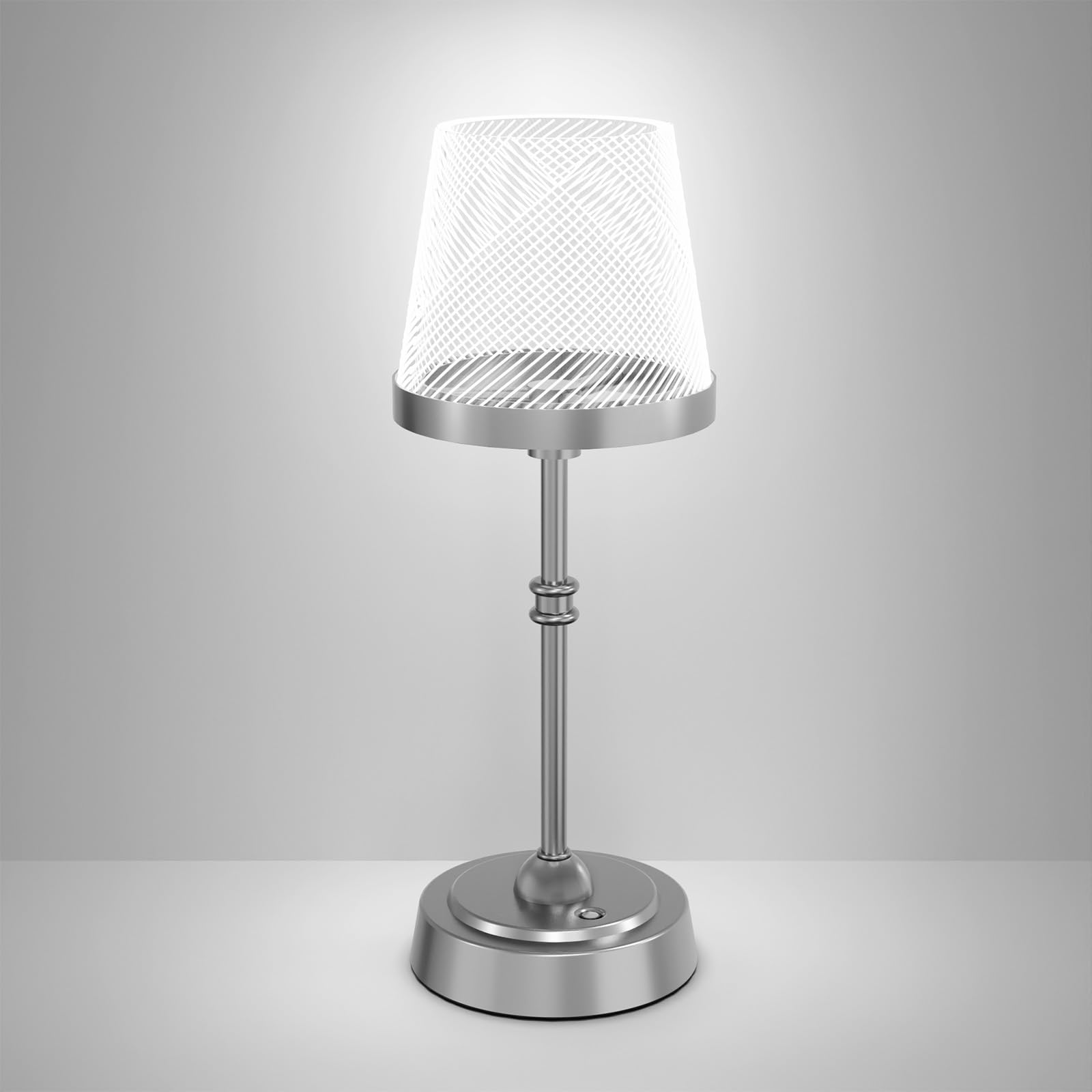 Cordless Table Lamp, Rechargeable LED Desk Lamp, 6000mAh Battery ...