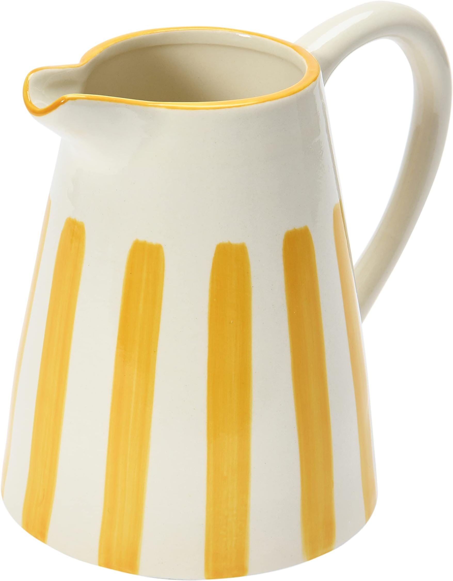 Amazon.com: 222 Fifth Yellow Adelaide Large 11" Pitcher 3 Qt. Gray ...