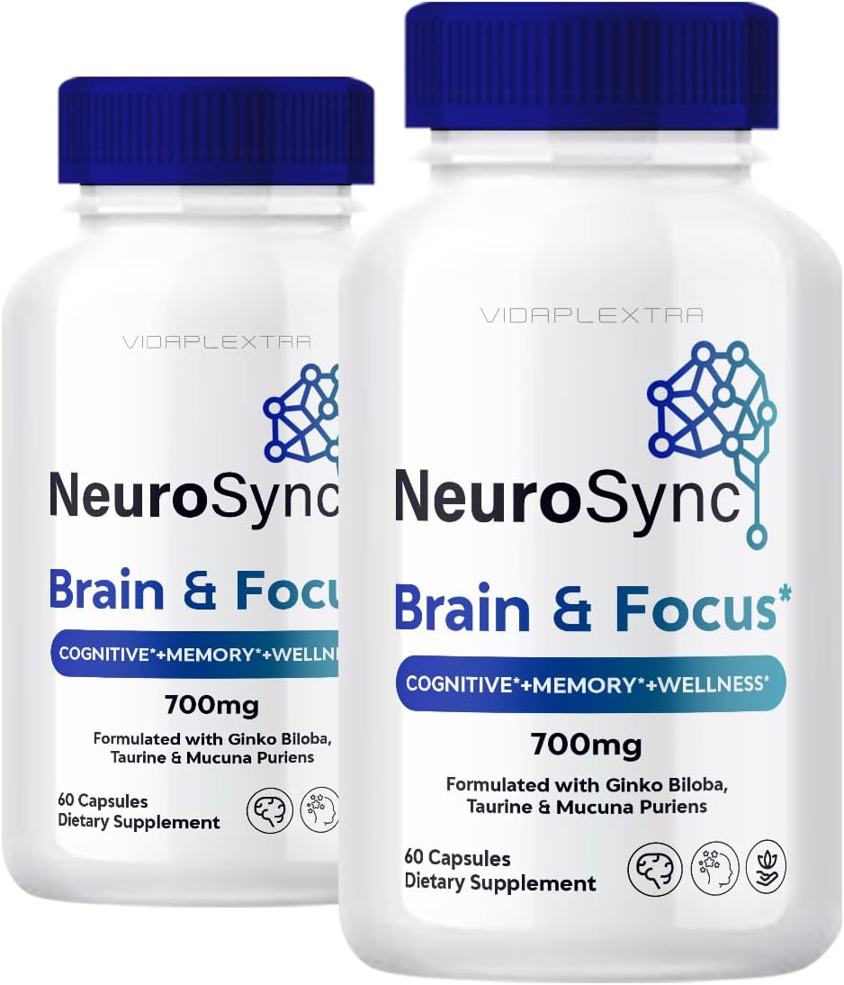 Amazon.com: Neuro Sync Capsules - Neuro Sync Cognitive Capsules (2 Pack, 120 Capsules) : Health ...
