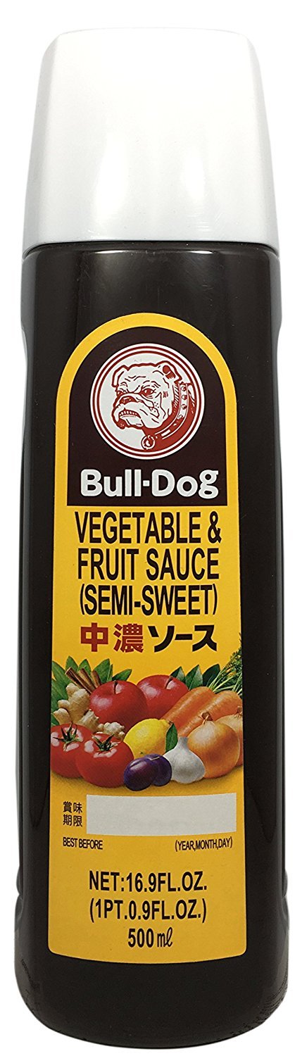 Amazon.com : Bulldog Vegetable and Fruit Semi-Sweet Sauce,16.9 Ounce ...