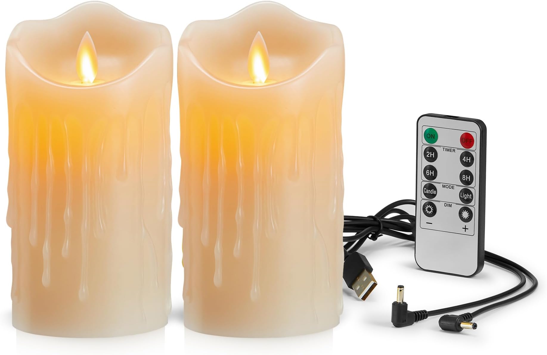 Green Flameless Candles With Timer at Seth Darcy-irvine blog