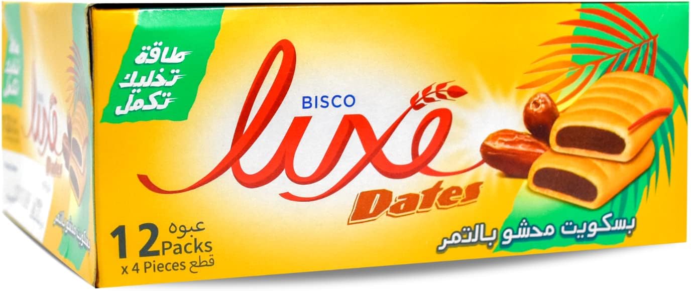 Amazon.com: Bisco Luxe Dates Filled Dates Cookies Biscuits Snack With ...