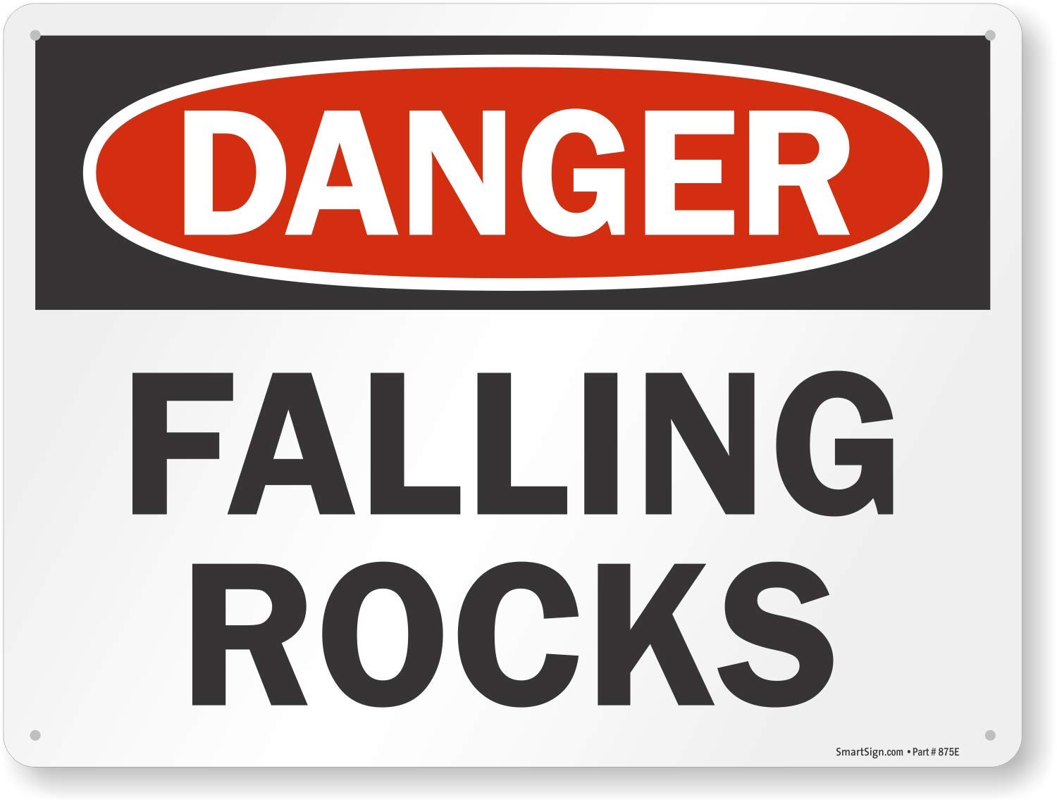 Falling Rocks Sign