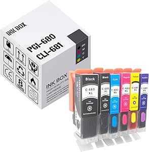 Amazon.com: Ink Cartridge 680 681 Ink Cartridges Black and Color Combo ...