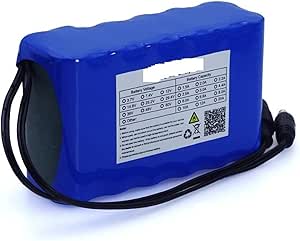 12V 10Ah 18650 Li-lon Battery Pack 10000mAh With BMS Circuit Protection ...