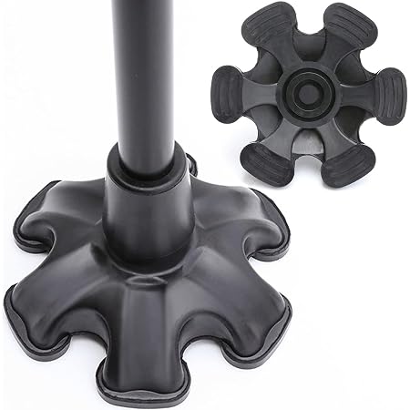 Amazon.com: Essential Medical Supply Super Big Foot Cane Tip, Black ...