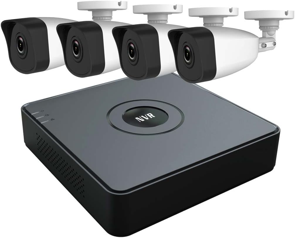 HiWatch by Hikvision 1080P IP Security Camera System with 4CH PoE HD ...