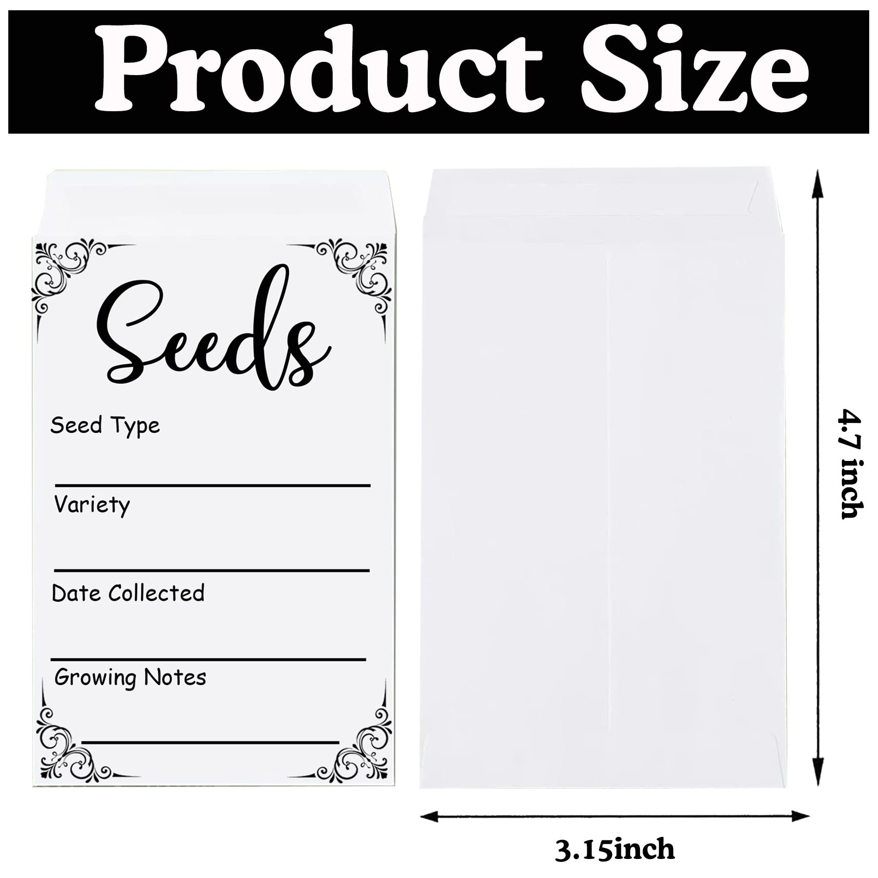 Blank Seed Packet Template Printable Seed Packets For Seed Saving