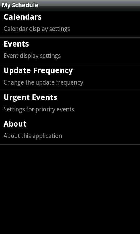 My Schedule - App on Amazon Appstore