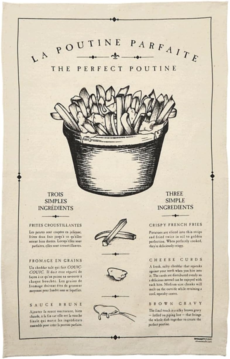 The Perfect Poutine Tea Towel : Amazon.ca: Grocery & Gourmet Food