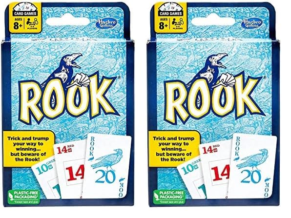 Amazon.com: Hasbro Gaming Rook Card Game (Pack of 2)