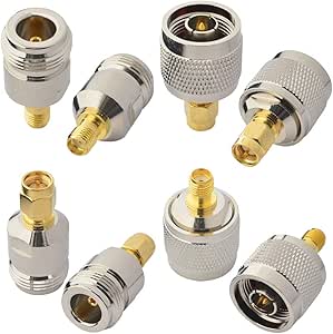 Amazon.com: onelinkmore Adapter Kit 4 Type SMA to N, RF Connectors 8 Pieces, Wi-Fi Adapter SDR ...