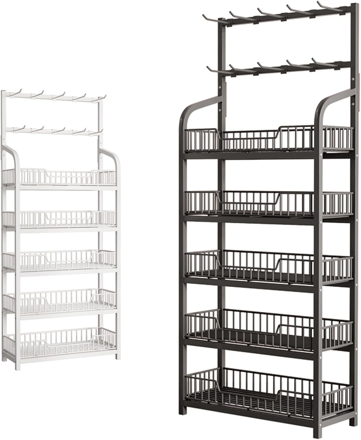 Amazon.com: Retail Display Rack Stand with Hooks Snack Display Rack ...