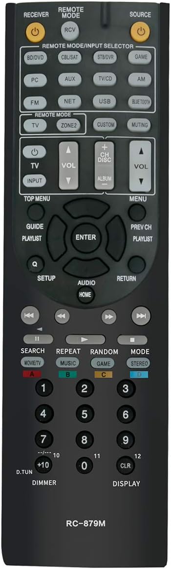 Amazon.com: Replacement Remote Control for Onkyo TX-SR608 TX-SR806 TX ...