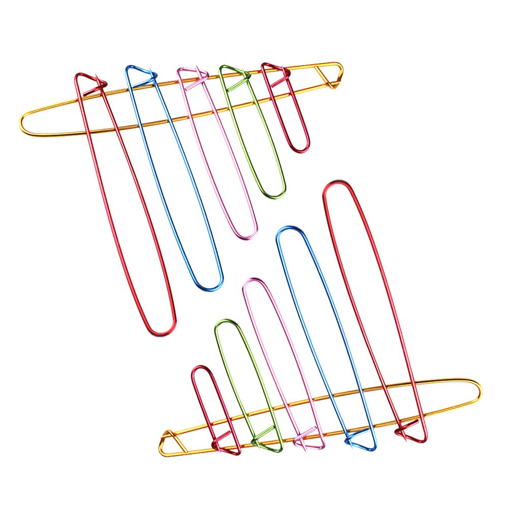 Amazon.co.jp: MINBOOT ほつれ止め 編み物 道具 編み針 アルミ合金 6サイズ ランダムカラー 安全ピン 編み物 マーカー ニットピン キルトピン : ホビー