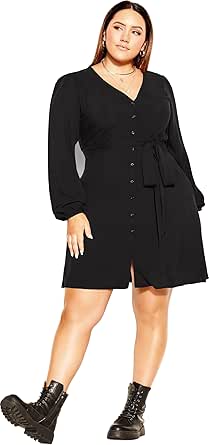 City Chic Women's Plus Size Dress Relax Me at Amazon Women’s Clothing store