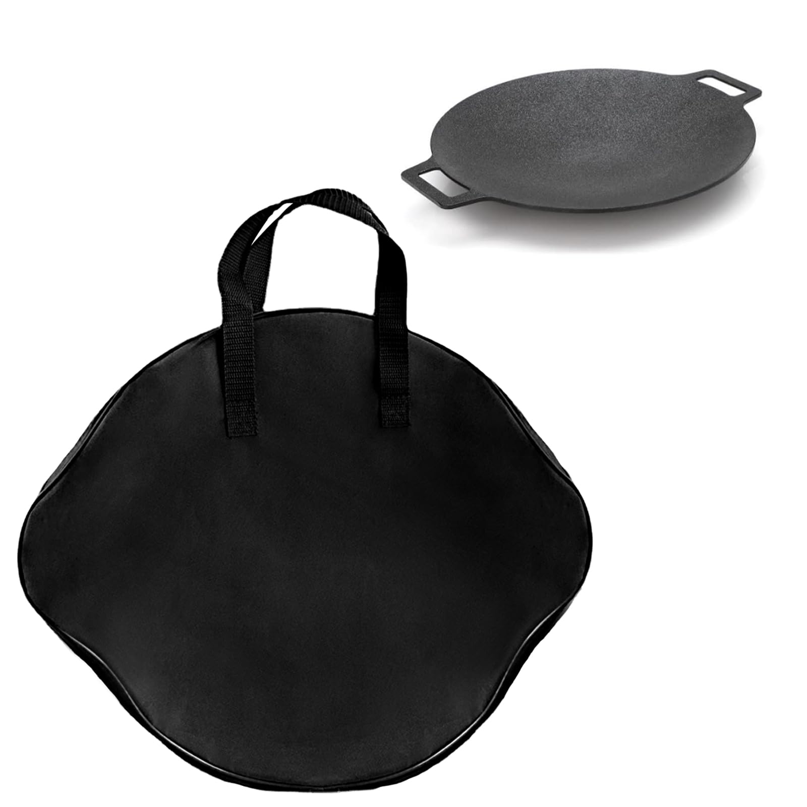 Doksmeria Grill Pan Storage Bag for Korean BBQ Grill Pan, Portable ...