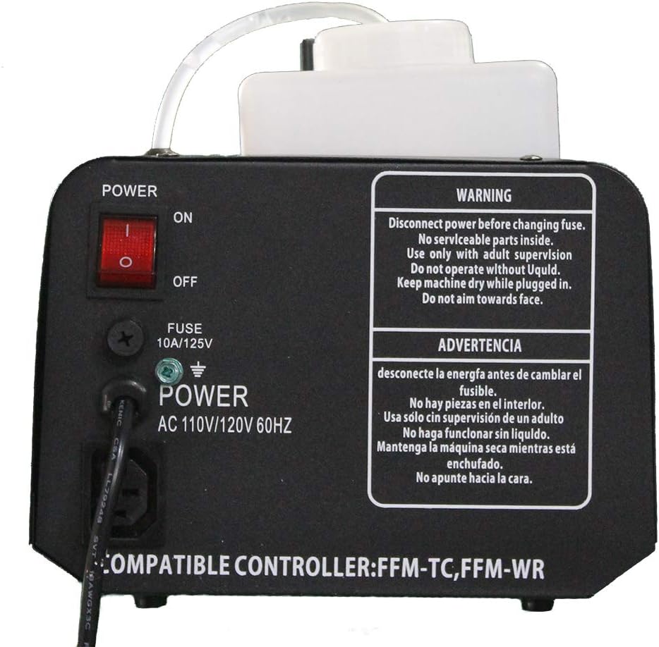 Buy Froggys Fog - 1000 Watt Halloween Fog Machine with Wired Remote ...