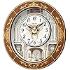 Amazon.co.jp: セイコークロック 置き時計・掛け時計 天然色木地 46.3×42.5×10.6cm 電波 アナログ からくり ...