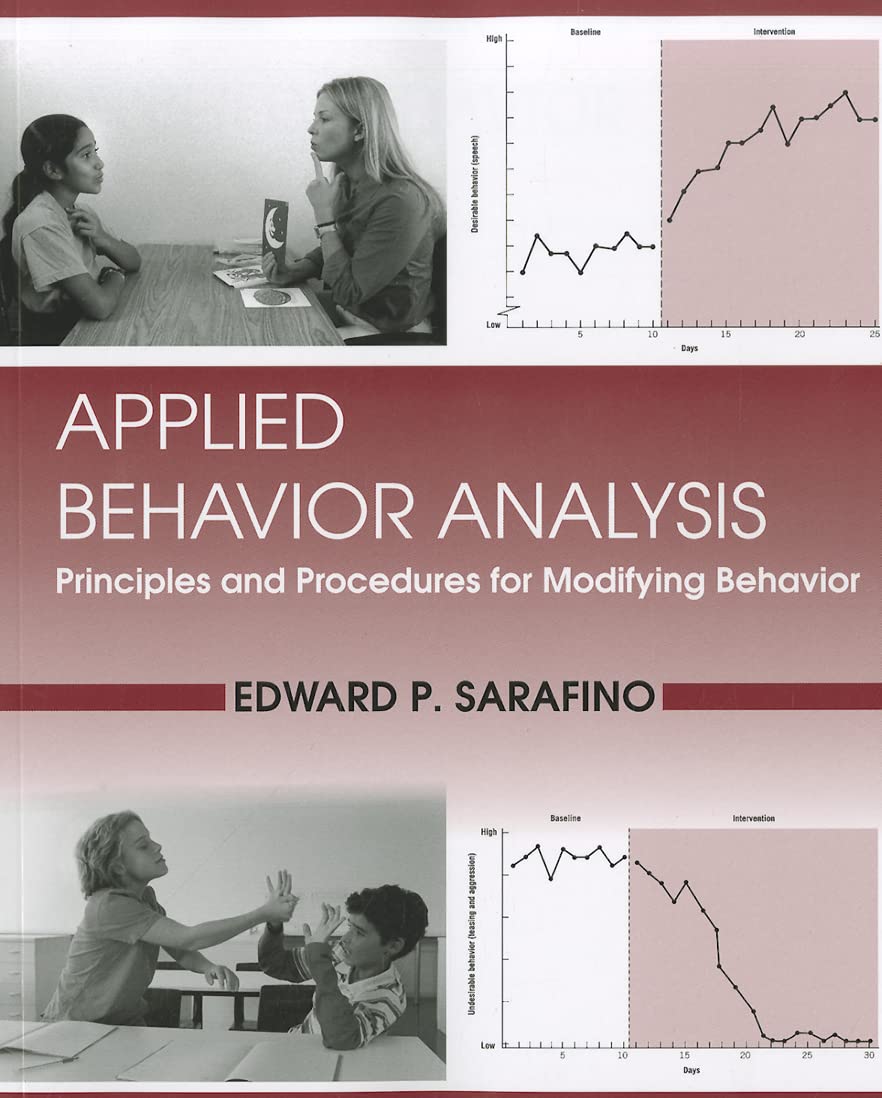 Amazon.com: Applied Behavior Analysis: Principles and Procedures for ...