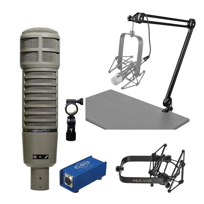 Buy Electro-Voice RE20 Variable-D Dynamic Cardioid Mic - H&A Shock ...