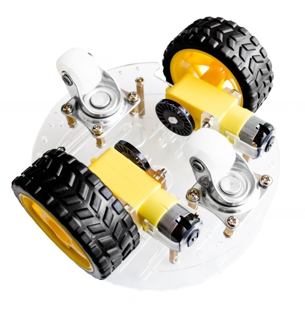 Robocraze Smart Car Chassis 2 WD; Robot tracing Magnetic Car Rt-4 ...