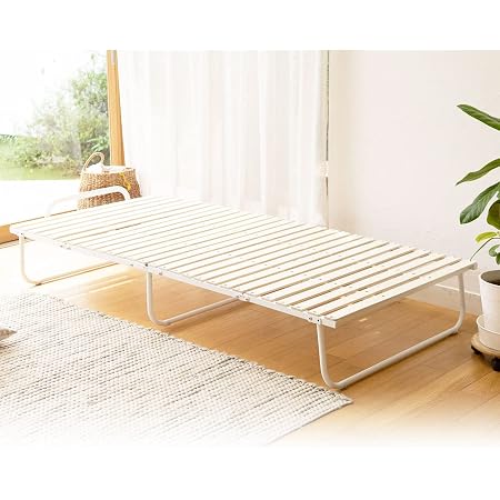 Amazon.com: EMOOR Wood Slatted Low Platform Bed Frame KAN SUNOKO Twin ...