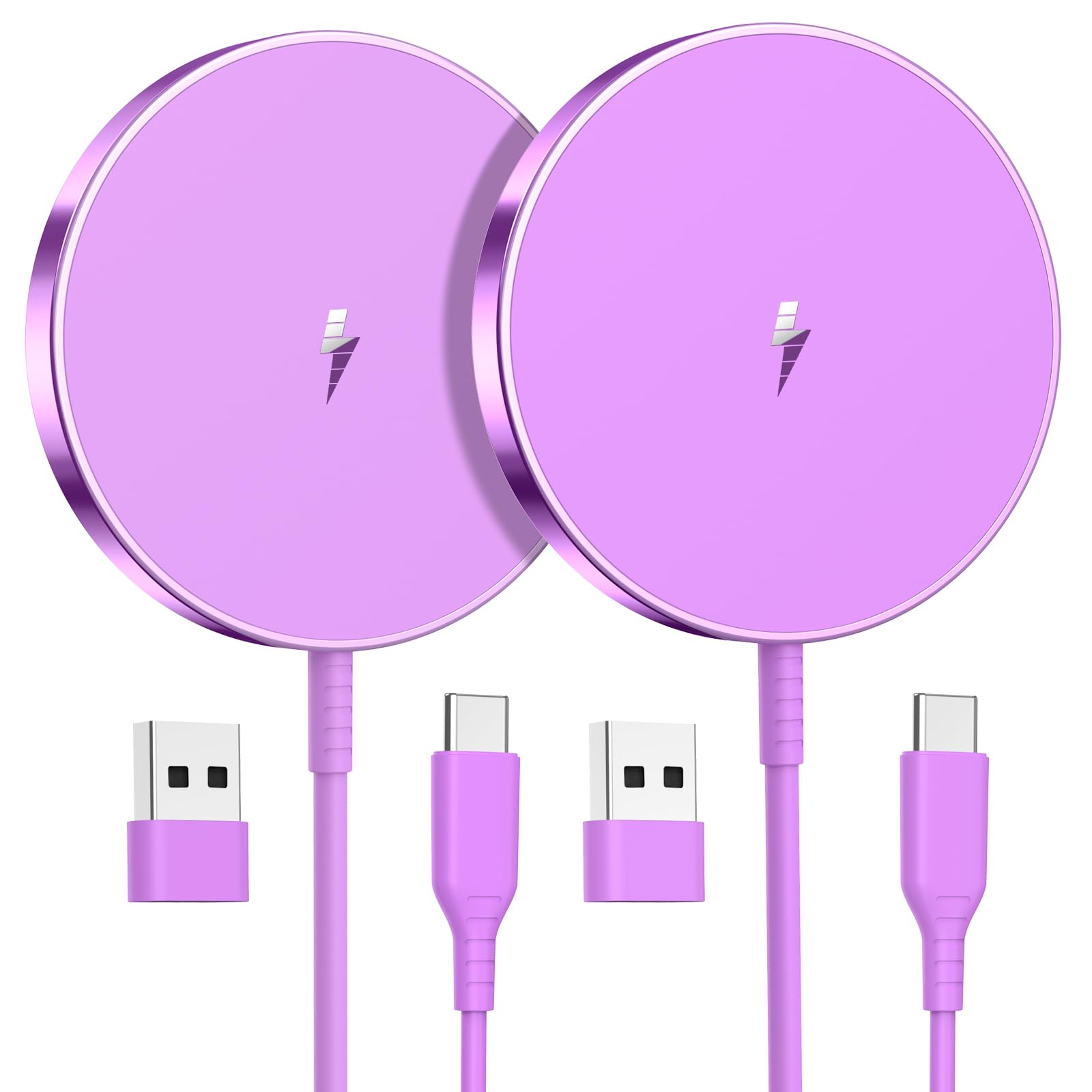 Amazon.com: Magnetic Wireless Charger iPhone 15W Fast Apple Mag Safe ...