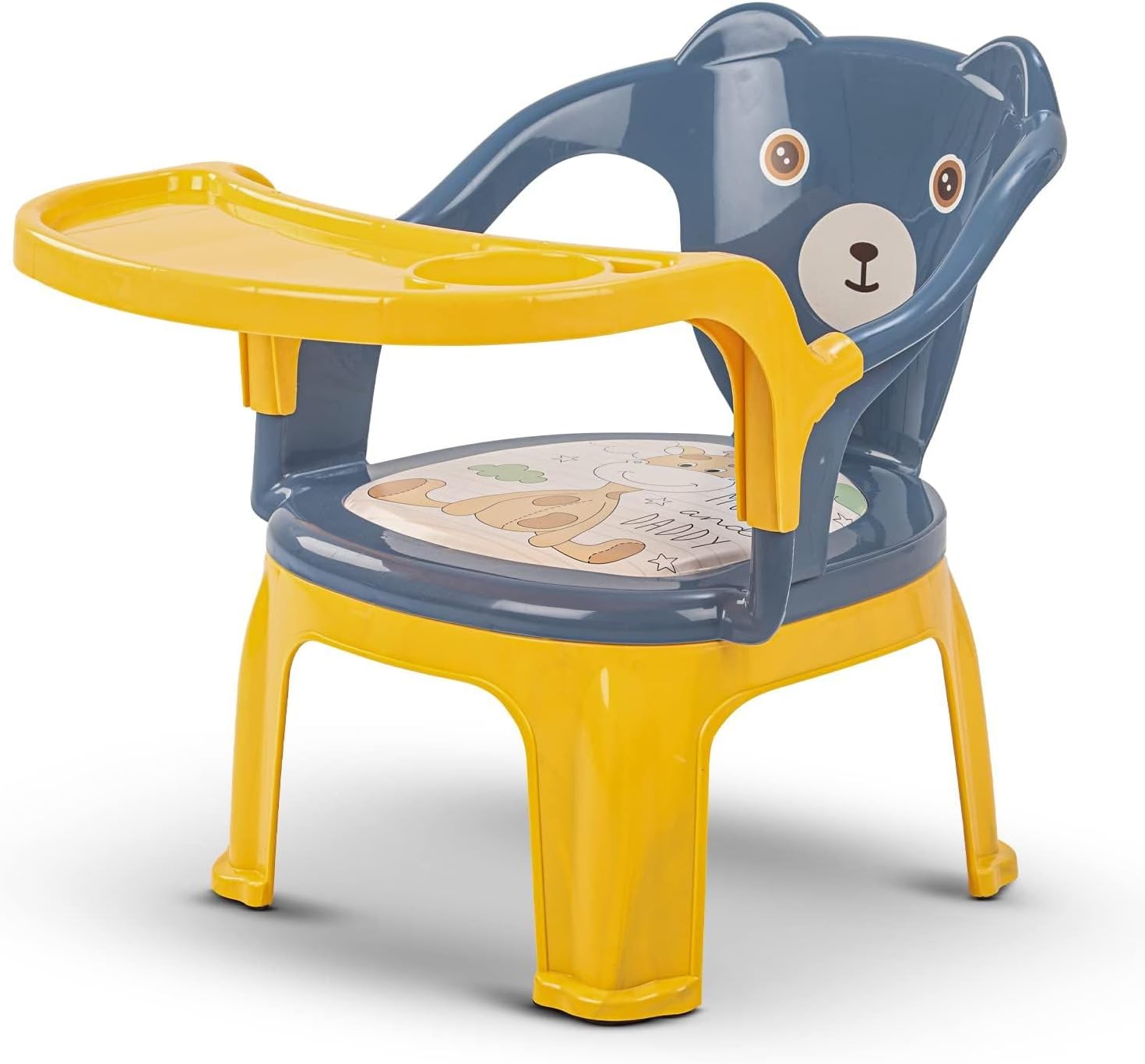 Buy Soko Detachable Baby Desk Plastic Chair with Cushion Seat & High ...