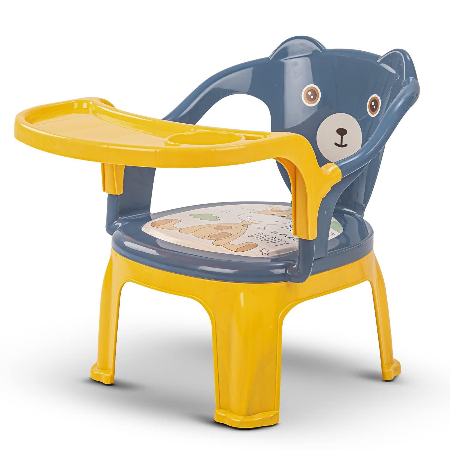 Buy Soko Detachable Baby Desk Plastic Chair with Cushion Seat & High ...