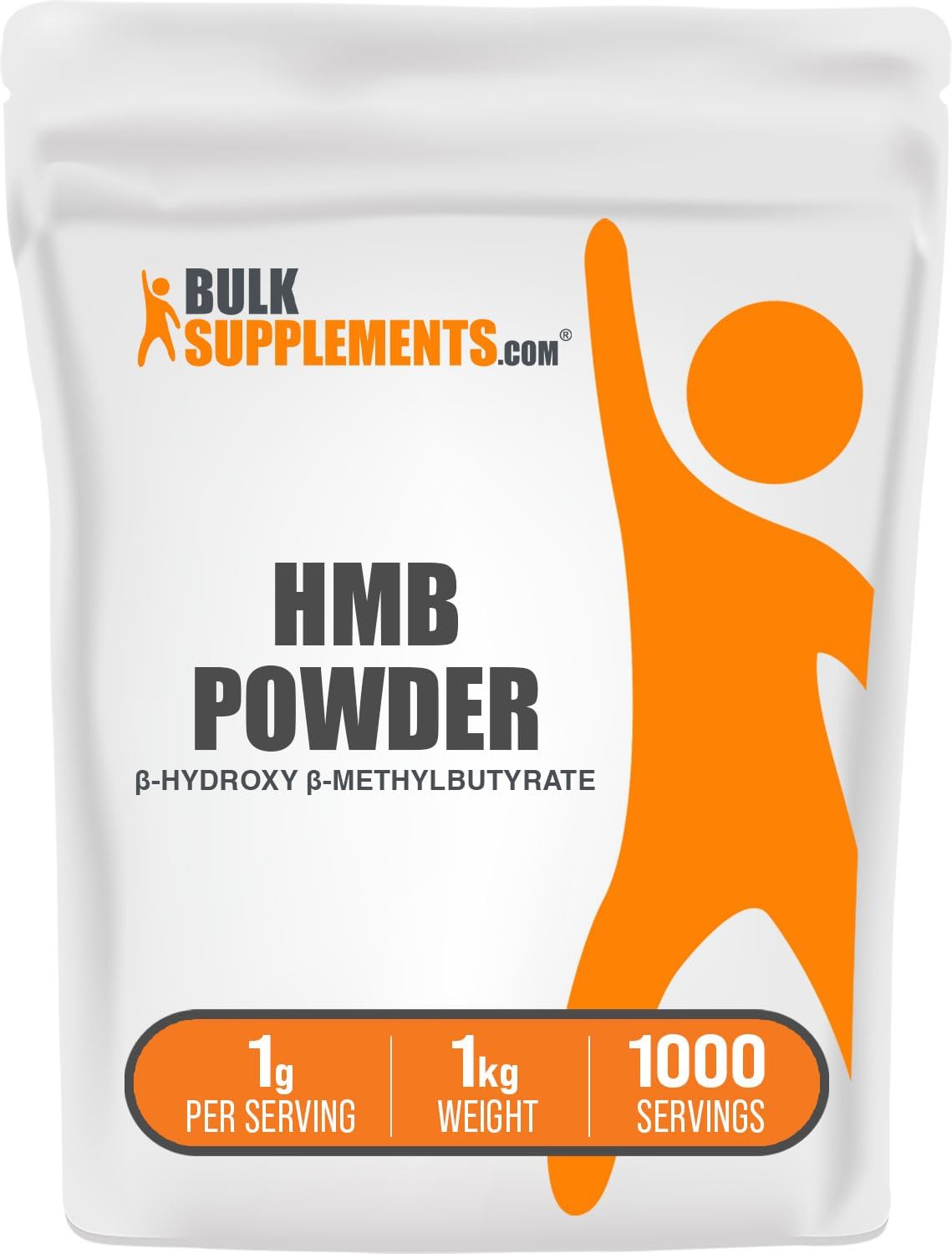 BulkSupplements.com HMB Powder - as Calcium HMB, Beta-Hydroxy Beta ...