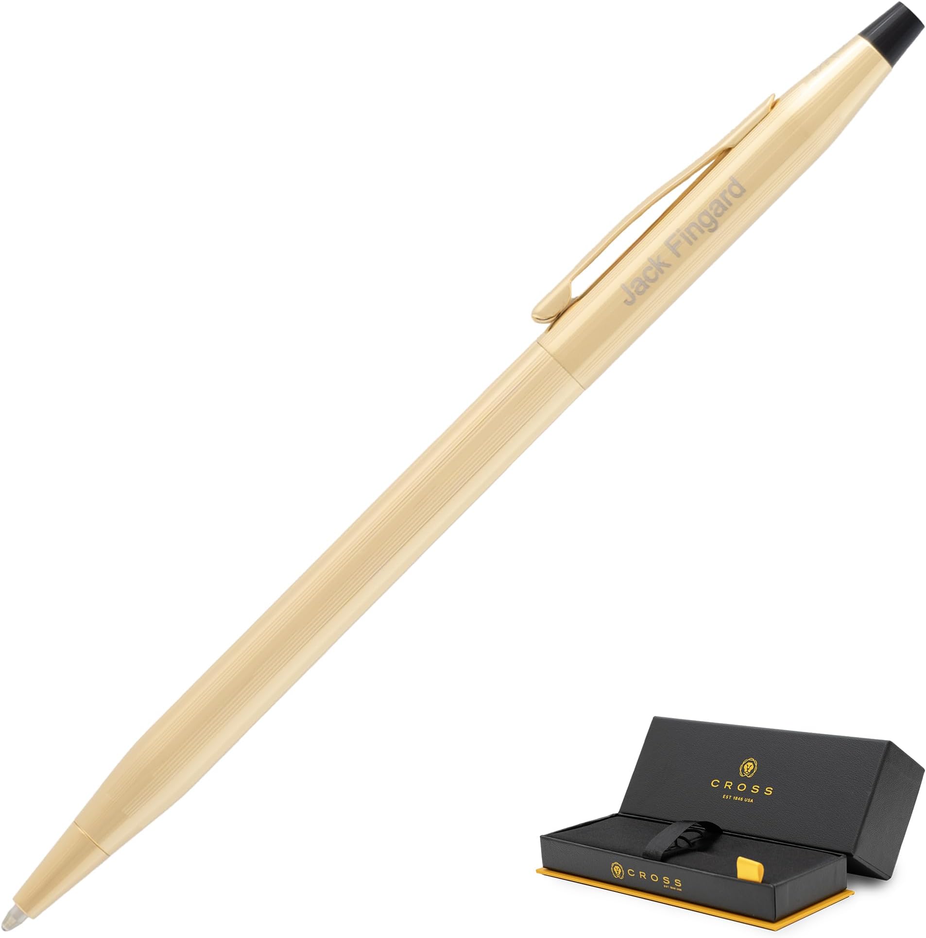 Gold Cross Pen | Personalized Cross Classic Century 23 Karat Gold ...