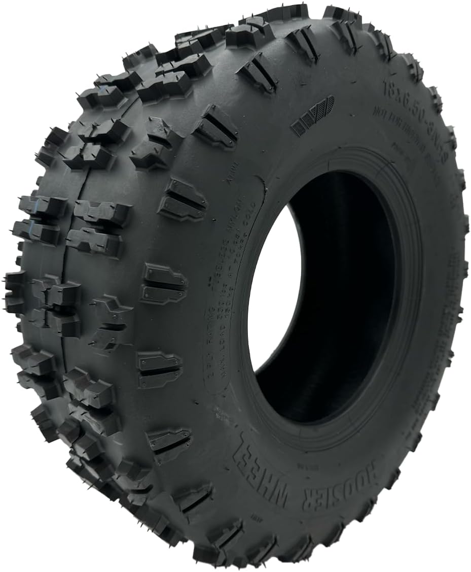 Amazon.com: Hoosier Wheel Set of 2-18x6.50-8 2 Ply Snow Tire (Compatible with Snow Hog Models ...