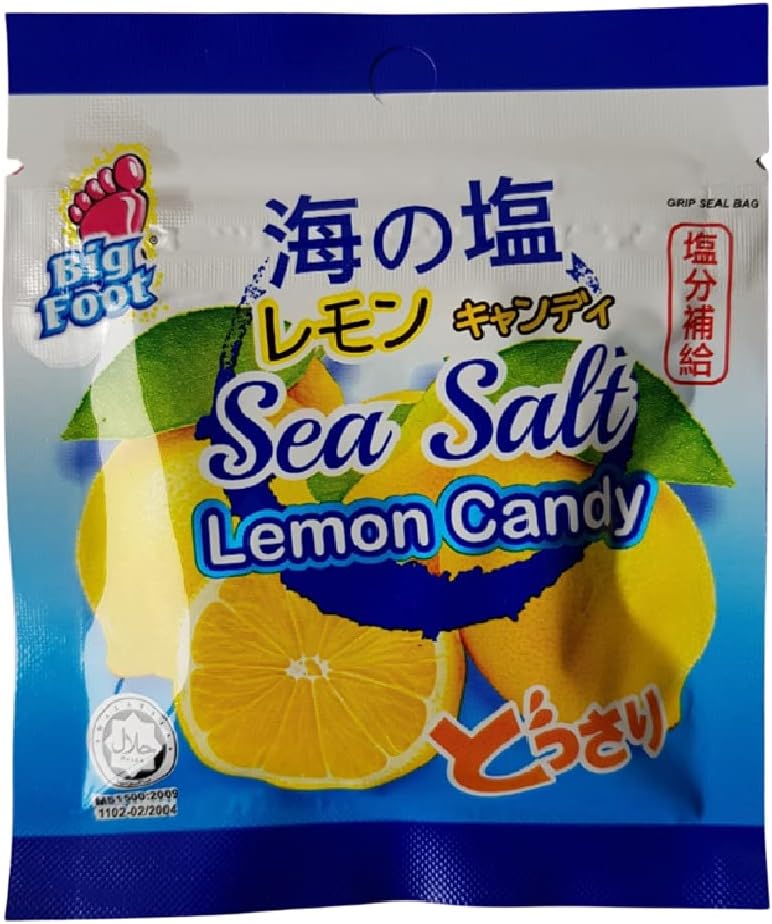 Amazon.com : Big Foot Himalaya Salt Candy (Pack of 12) (Original Lemon ...