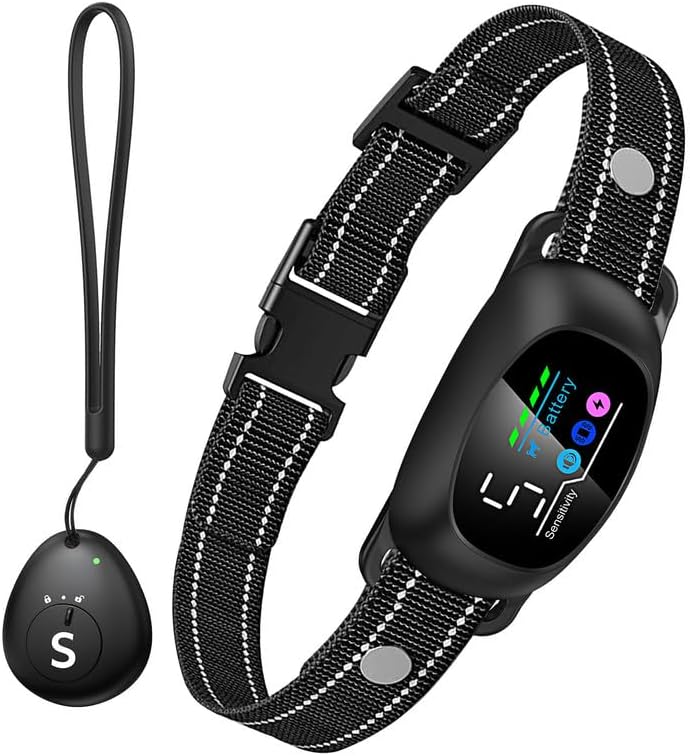 Tucnkac Bark Collar with Remote Tag & Auto Modes – Shock, Vibration ...