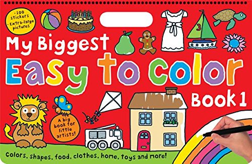 My Biggest Easy to Color Book 1[COLOR BK-MY BIGGEST EASY -BK01][Spiral ...