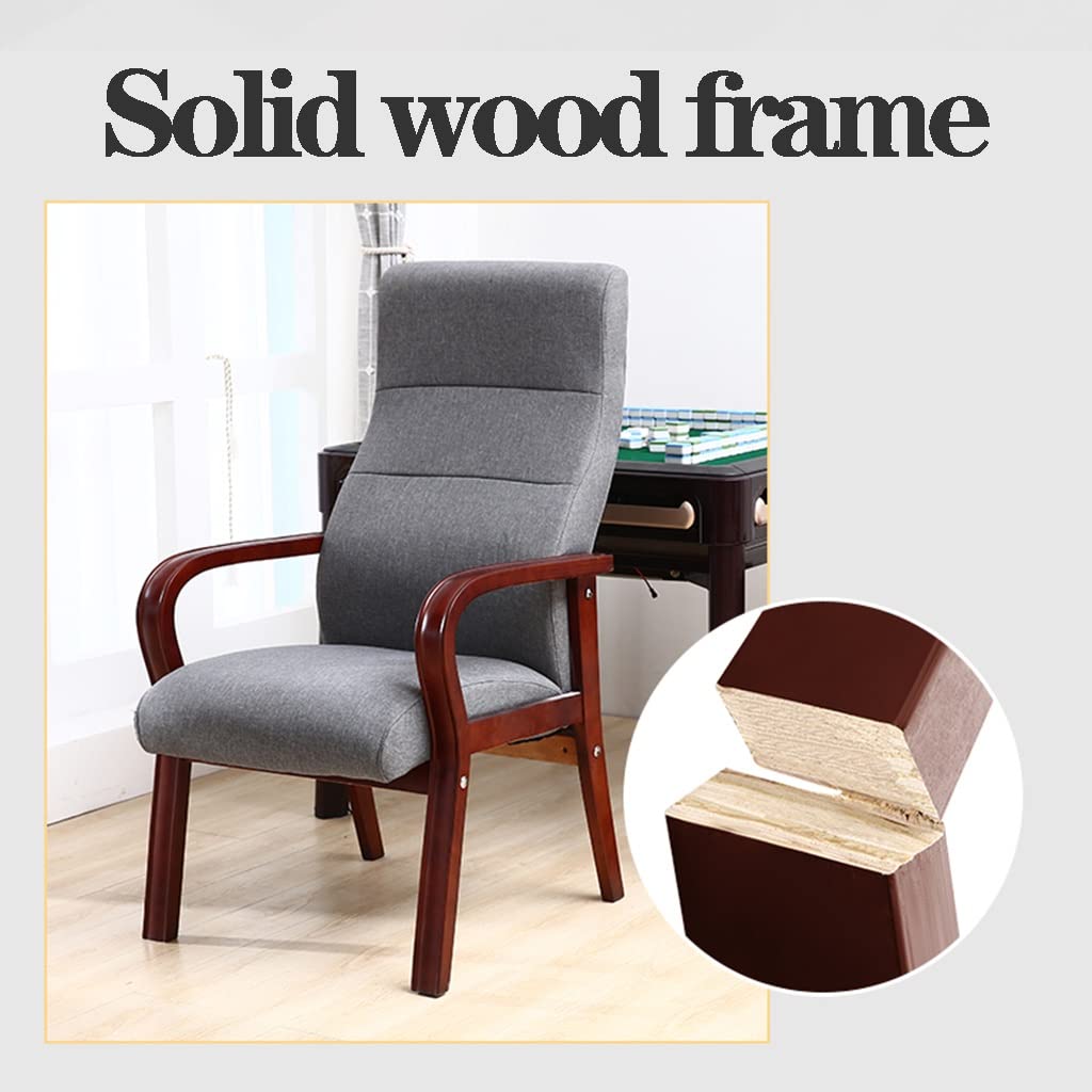 Office Chairs With Wood Arms Jolie Rustic Cream Upholstered Brown Wood