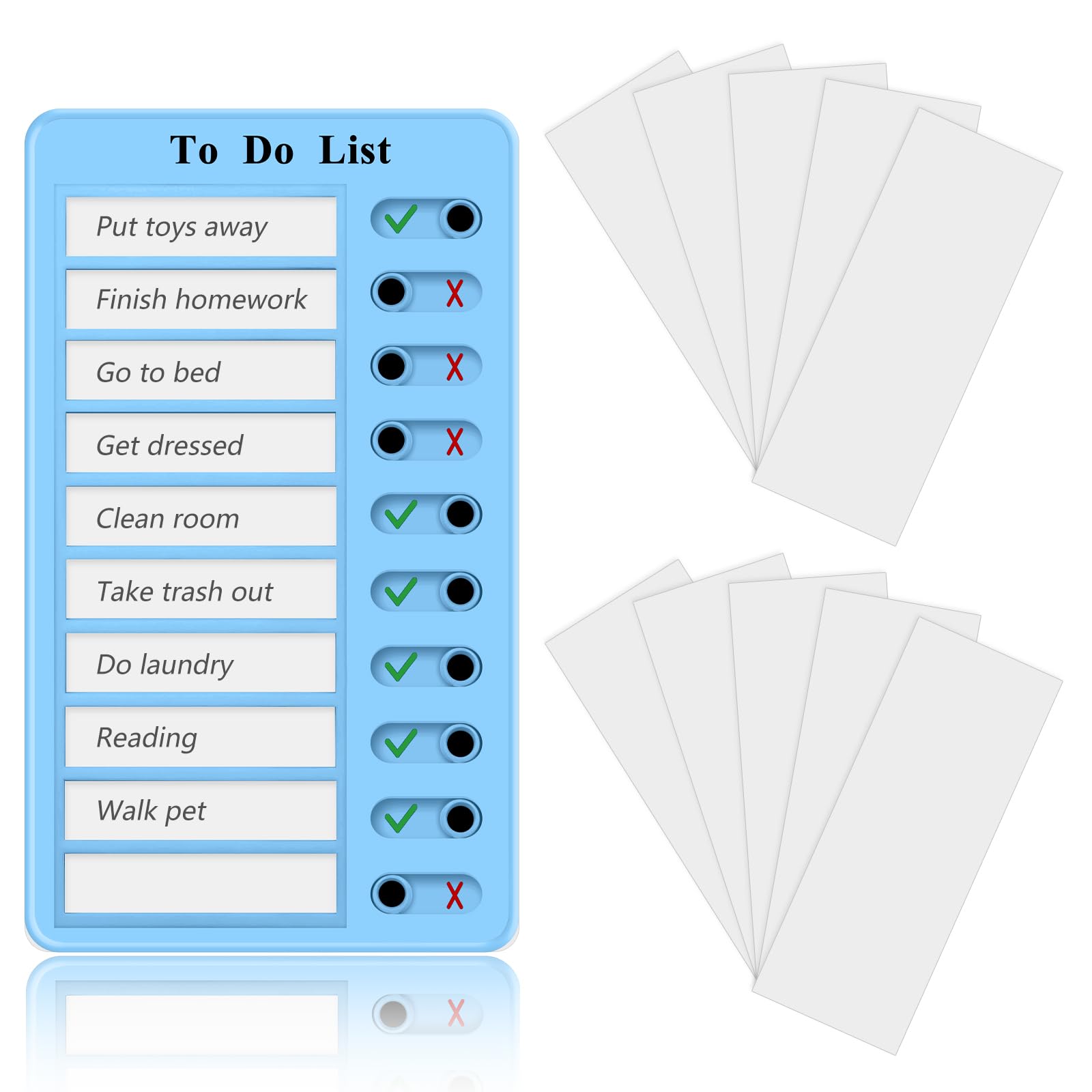 Amazon.com : Chores Chart for Kids & Adults, Reusable to Do List ...