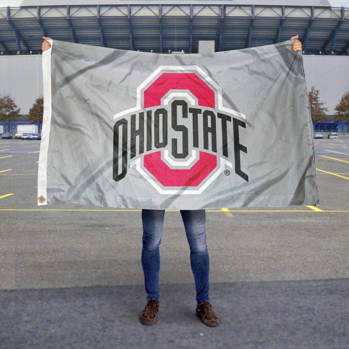 Ohio State Buckeyes Flag