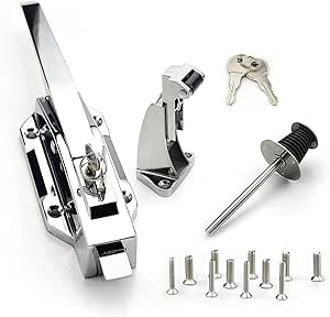 Walk in Cooler Door Latch Kit - Freezer Handle latches kit Heavy Duty ...