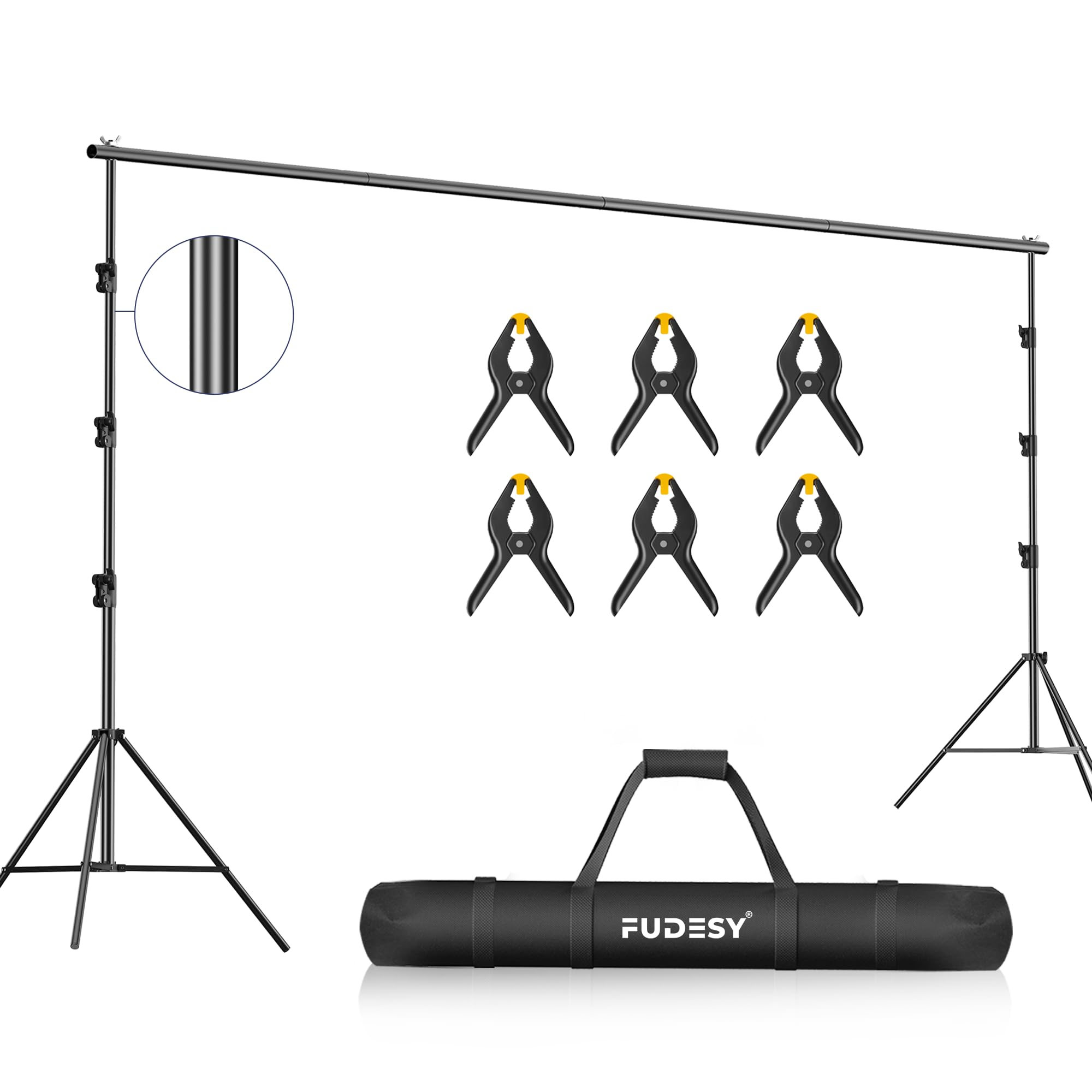 Amazon.com : FUDESY 10x12ft Photo Video Studio Heavy Duty Adjustable ...