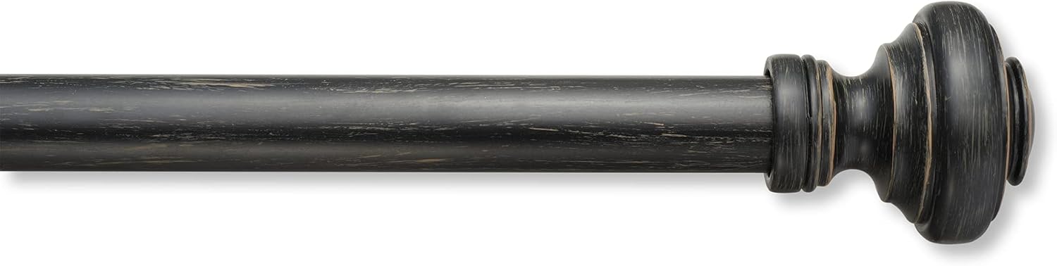 Amazon.com: Cambria® Farmhouse Curtain Rod, Single 1” Diameter ...