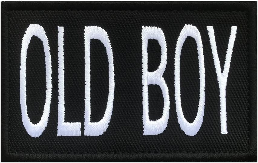Amazon.com: Antrix Old Boy Patch, Tactical Funny Embroidered Applique ...