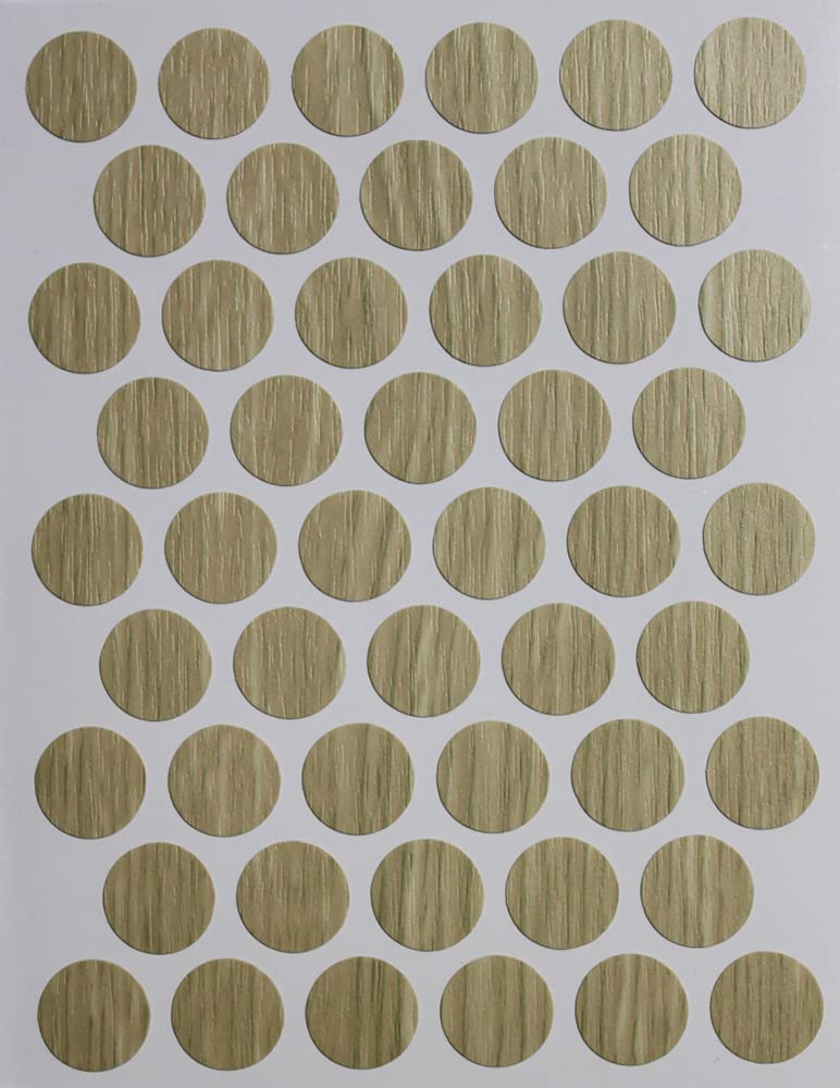 Amazon.com: Self Adhesive PVC Screw Cover Cap 9/16" (1 Sheet 50 caps ...