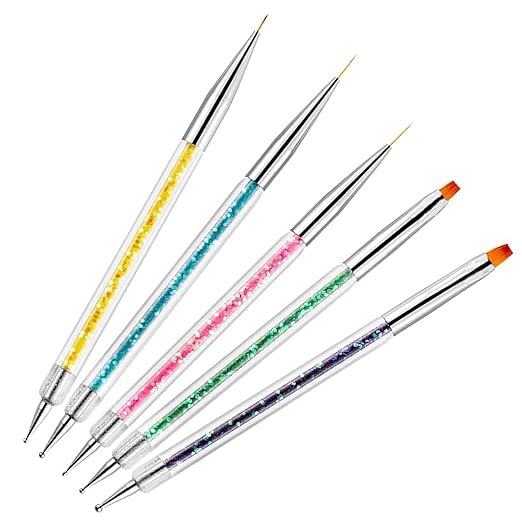 Nagel pinsel 5 Stück Nagel Art Fineliner Pinsel,Nagel Pinsel Set Pinsel ...
