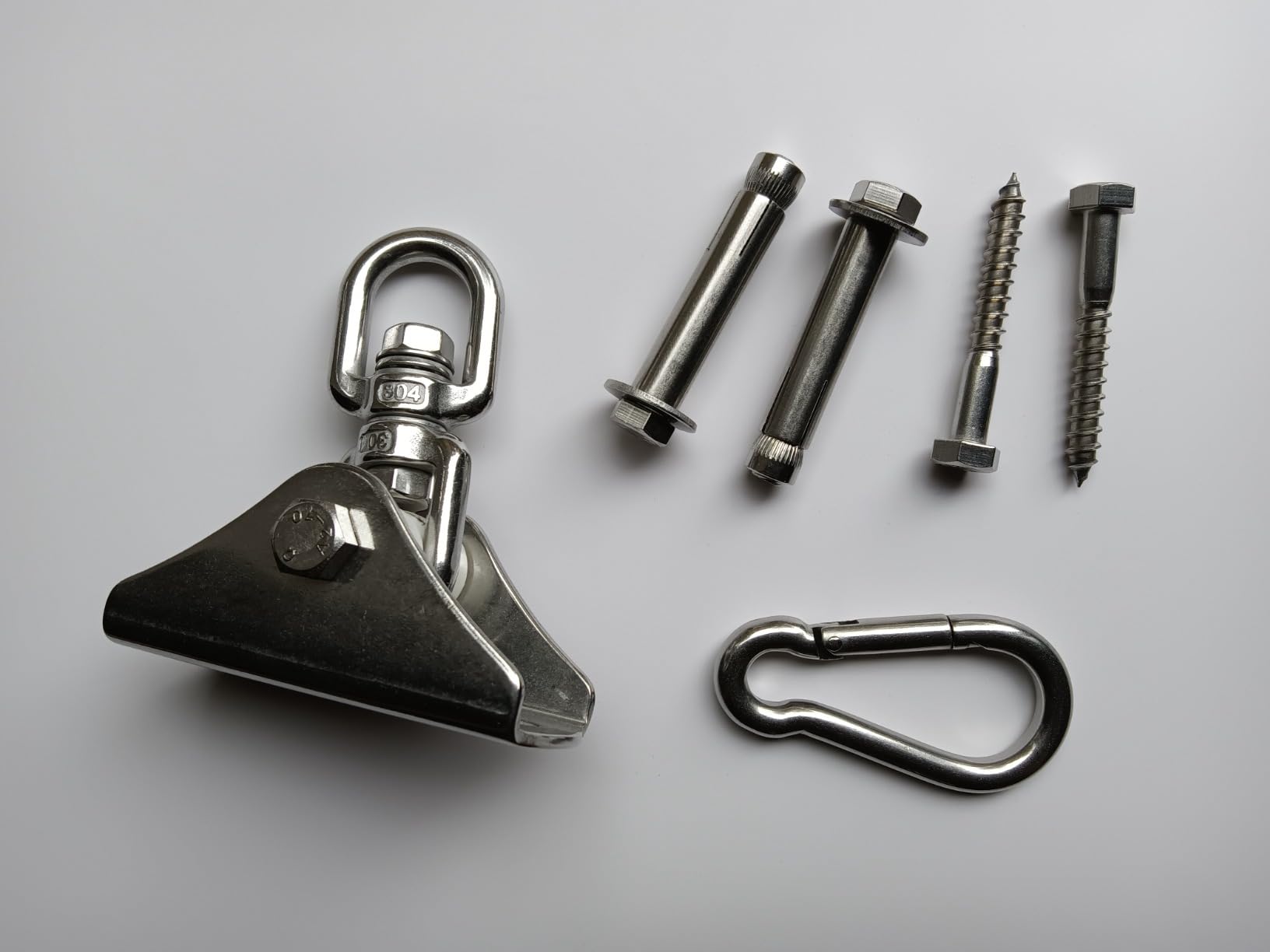 Amazon.com: S.yeoo Swing Hangers Stainless Steel 304, Mute, Heavy Duty ...